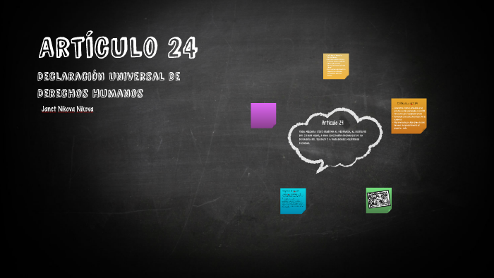 Artículo 24 DUDH by Janet Nikova on Prezi