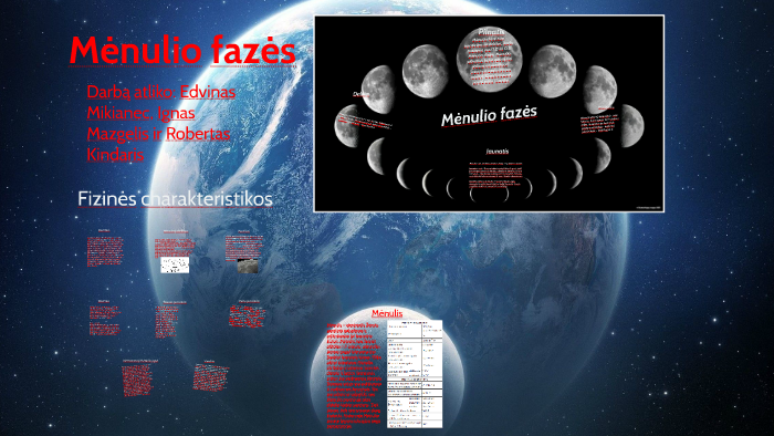 Mėnulio fazės by TechPagalba Pagalba Kelyje on Prezi