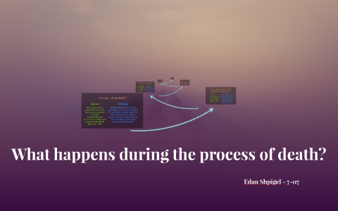 What happens during the process of death? by Edan S