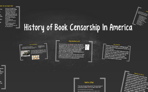 History of Book Censorship In America by Janette Quarles on Prezi