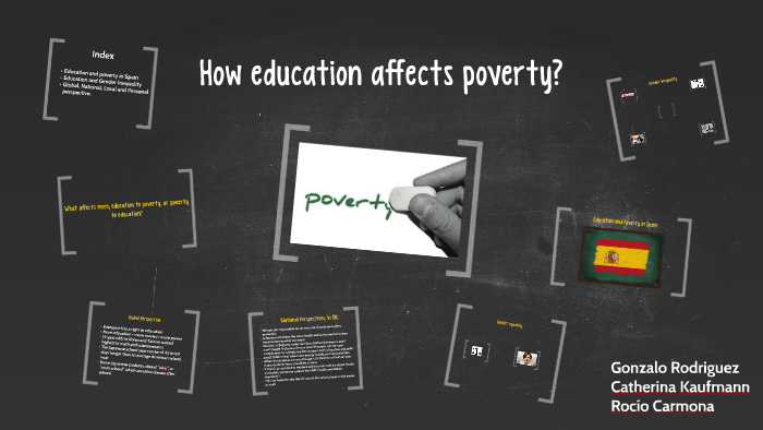 How education affects poverty? by on Prezi