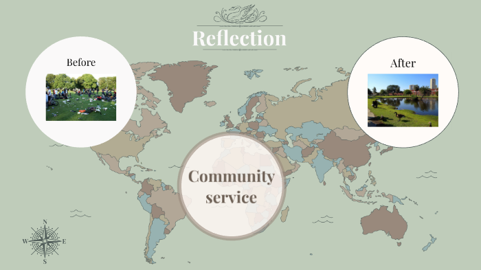 Community service reflection piece by Emma Gilner on Prezi