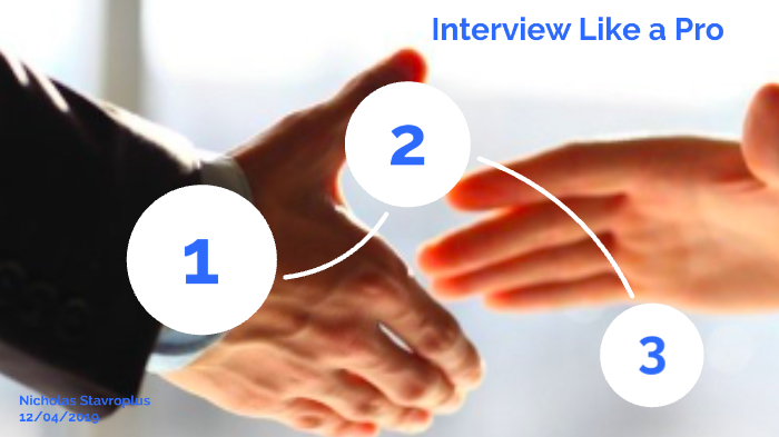Interview like a pro by Nicholas Stavroplus on Prezi