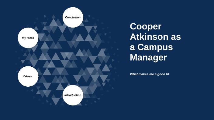 Cooper Atkinson as a Campus Manager by Cooper Atkinson on Prezi