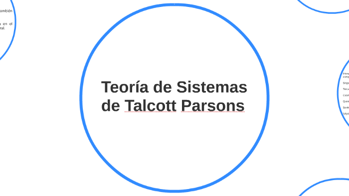 Teoría de Sistemas de Talcott Parsons by Alex RoGa on Prezi
