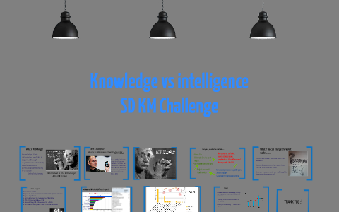 Knowledge vs intelligence by Emilia Magiera on Prezi