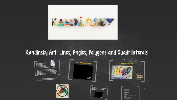 Kandinsky Art: Lines, Angles, Polygons and Quadrilaterals by Heather ...