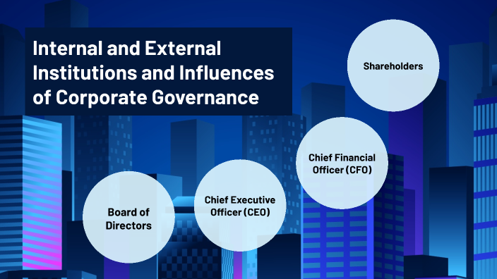 Internal and External Institutions and Influences of Corporate ...