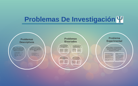 Problemas De Investigación by Fanny Villalobos