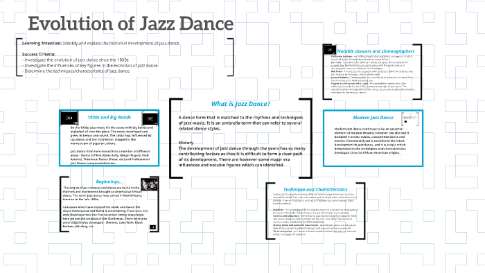 Evolution of Jazz Dance by Courtney Crack on Prezi