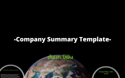 resumes by Aaron Dilks on Prezi