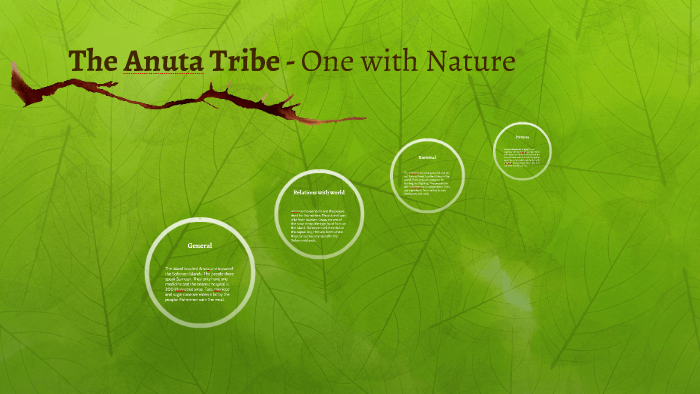 The Anuta Tribe - One with Nature by Leonard Henain on Prezi