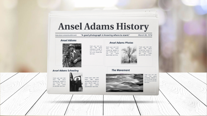 Ansel Adams History by Angela Hudspeth on Prezi