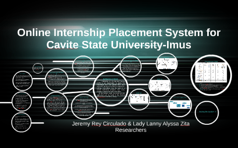 Online Internship Placement System for Cavite State Universi by jeremy ...