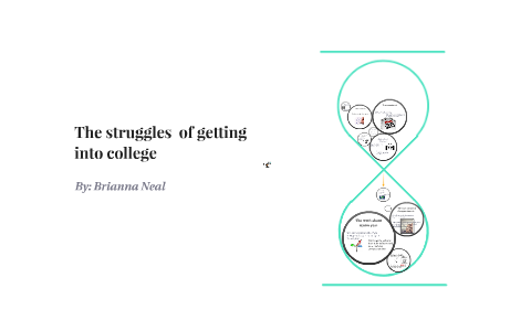 The struggles of getting into college by Brianna neal on Prezi