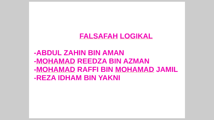 FALSAFAH LOGIK by Are Yen on Prezi