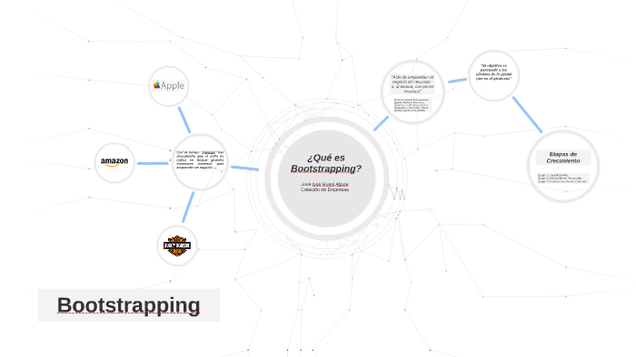 ¿Qué es Bootstrapping? by Jose Russi on Prezi