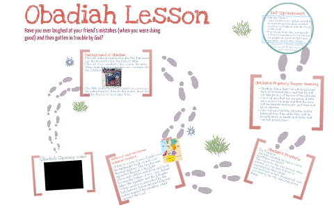 Obadiah Lesson Plan out by Junyoung Baik on Prezi