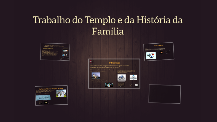 Trabalho do Templo e da História da Familia by Milene Dipp