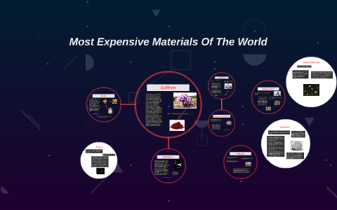 Top 10 most Expensive Materials Of The World by Donovan Sparks on Prezi