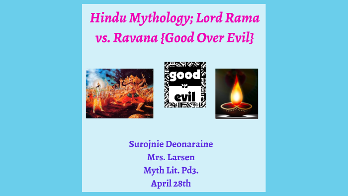 Hindu Mythology; Lord Rama vs. Ravana {Good Over Evil} by Surojnie D on ...