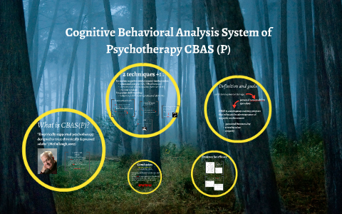 Cognitive Behavioral Analysis System of Psychotherapy (CBAS by Andrea ...