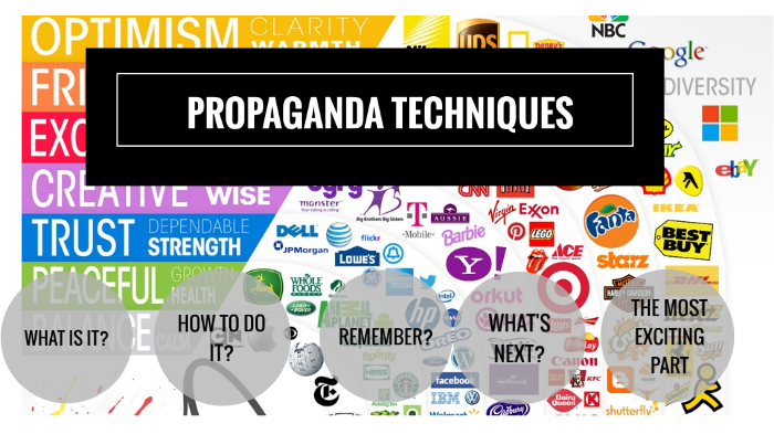 DEMO TEACHING PROPAGANDA TECHNIQUES HD by Hayness Dee on Prezi