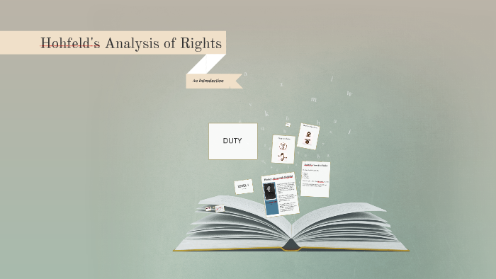 Hohfeld's Analysis of Rights by Gk Dutta on Prezi