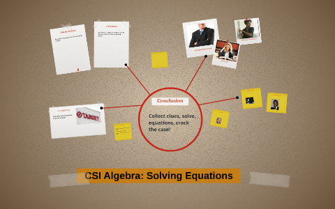 CSI Algebra: Solving Equations by on Prezi