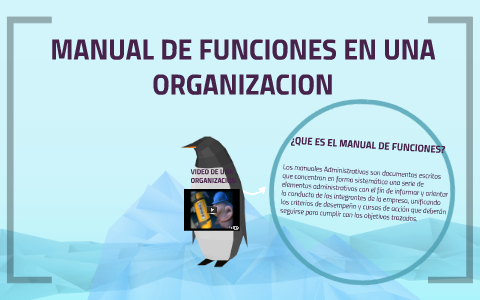 MANUAL DE FUNCIONES EN UNA ORGANIZACION by Lorena Gaviria on Prezi