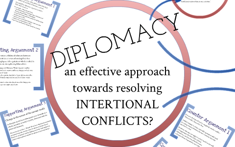 Diplomacy an effective way to resolve International Conflicts by Bryan ...