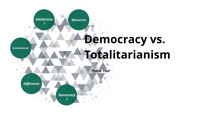 Democracy vs. Totalitarianism by Diana Idrizi on Prezi