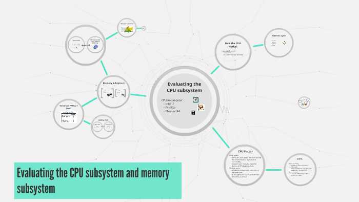 Evaluating the CPU subsystem and memory subsystem by Joyah Gaijin on Prezi