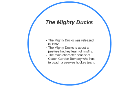 The Mighty Ducks by Lucas Shaw on Prezi