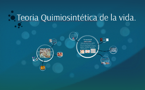 Teoria Quimiosintética de la vida. by Eduardo Núñez Cervantes on Prezi