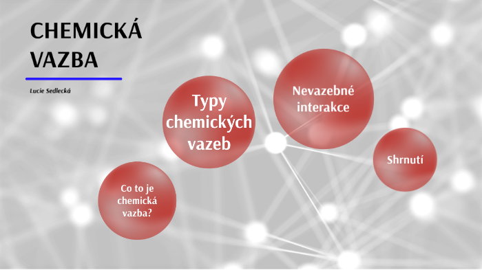 CHEMICKÁ VAZBA by on Prezi