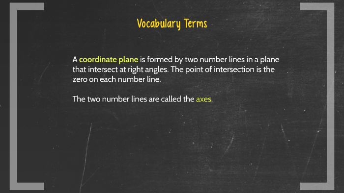 Introduction to the Coordinate Plane by Mitchell Kern on Prezi
