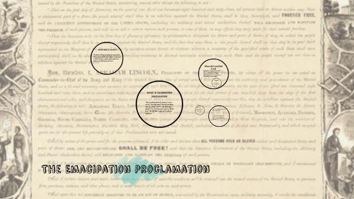 What is emacipation proclimation by Jalyn Young on Prezi