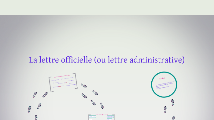 La lettre officielle (ou lettre administrative) by V. Ch. on Prezi