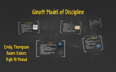 Ginott Model of Discipine by Emily Thompson on Prezi