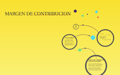 El margen de contribución permite determinar cuanto está con by on Prezi