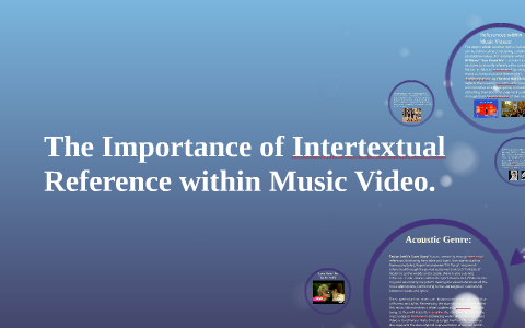 The Importance of Intertextual Reference within Music Video by Megan ...
