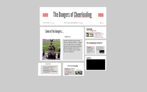The Dangers of Cheerleading by Dylan Hancovsky on Prezi