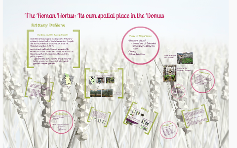 The Roman Hortus: It's own spatial place in the Domus by Brittany ...