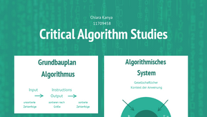 Critical Algorithm Studies by Chiara Kanya on Prezi Design