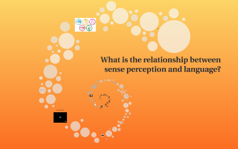 What is the relationship between sense perception and langua by Ariel ...