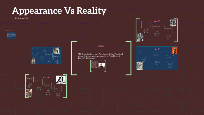 Appearance Vs Reality by rebecca fink on Prezi