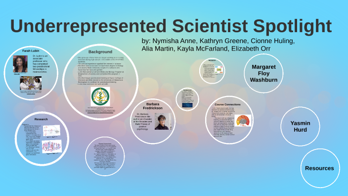 Underrepresented Scientists by Kayla McFarland on Prezi