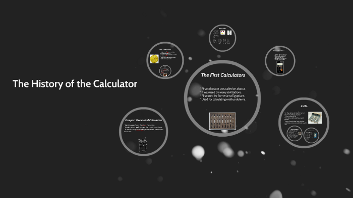 The History of the Calculator by Bob Joe on Prezi