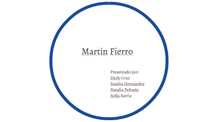 martin fierro by derly cruz on Prezi
